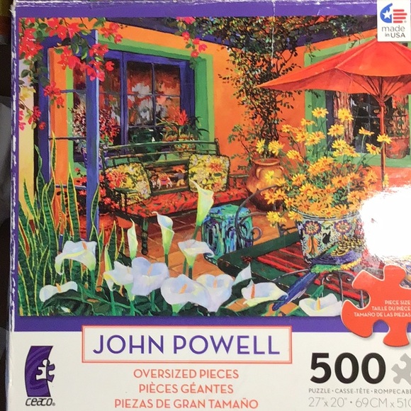 ceaco | Games | John Powell Orange Curtain 50 Oversized Pieced Puzzle ...